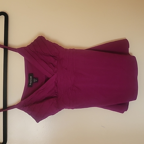 bebe | Tops | Purple Bebe Tank Top | Poshmark